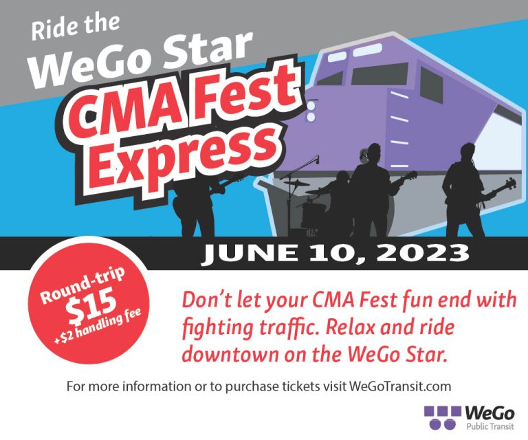 Ride the WeGo Star CMA Fest Express – The Tennessee Tribune