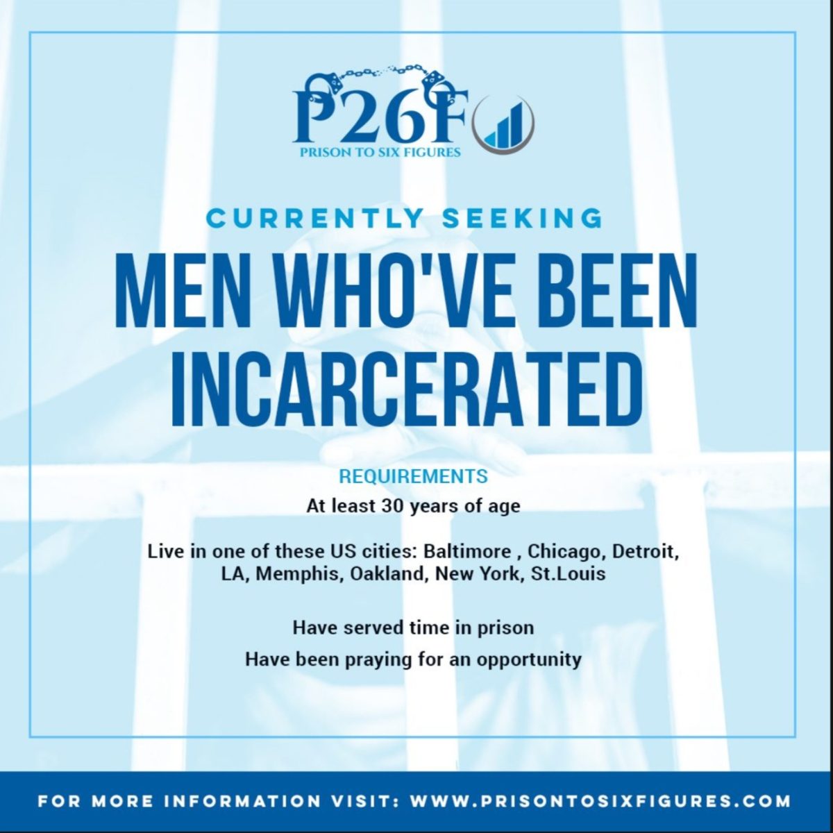Bruce C. Carter Launches New Initiative ‘Prison to Six Figures’ to ...