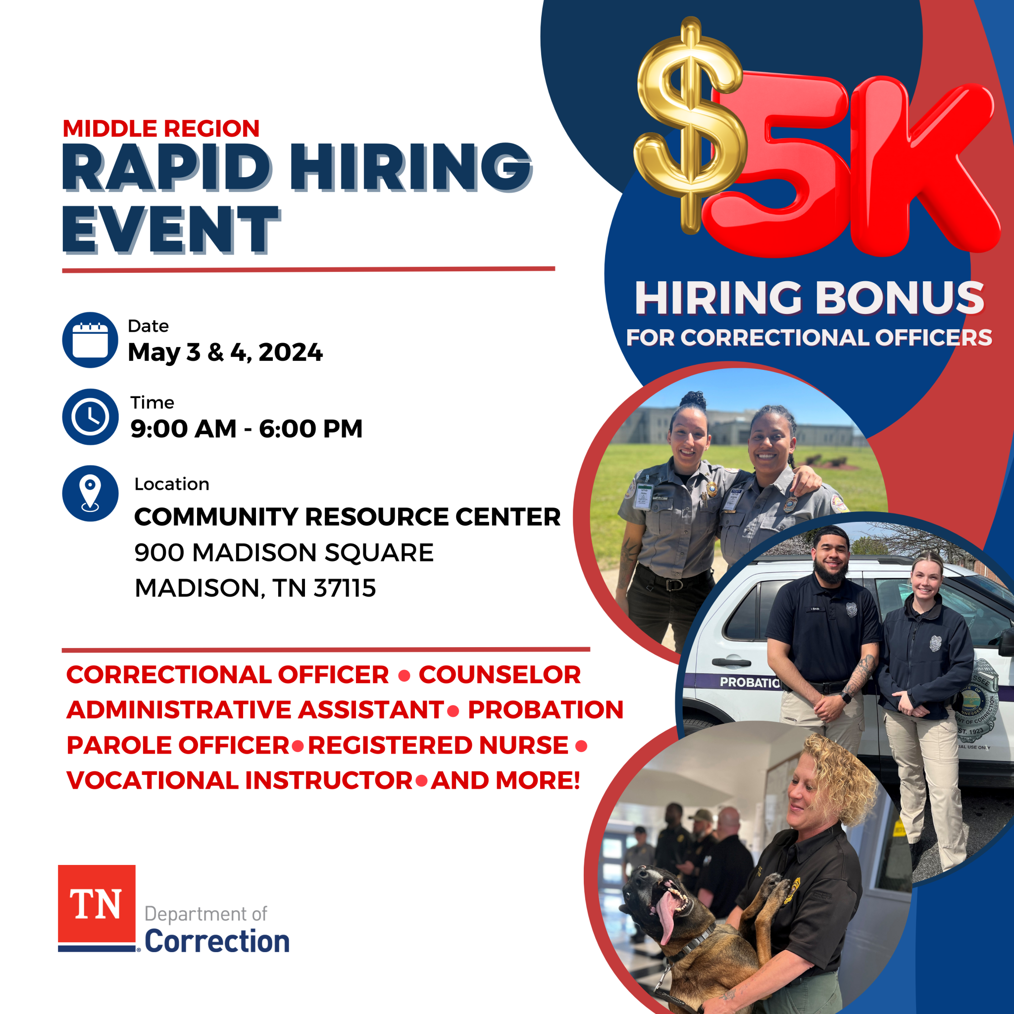 Same-day Job Offer & $5K Hiring Bonus Available at TDOC Rapid Hiring ...