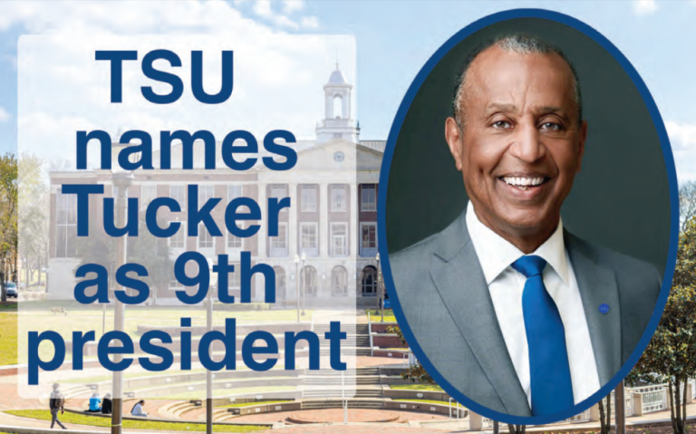 TSU Names Tucker as 9th President – The Tennessee Tribune